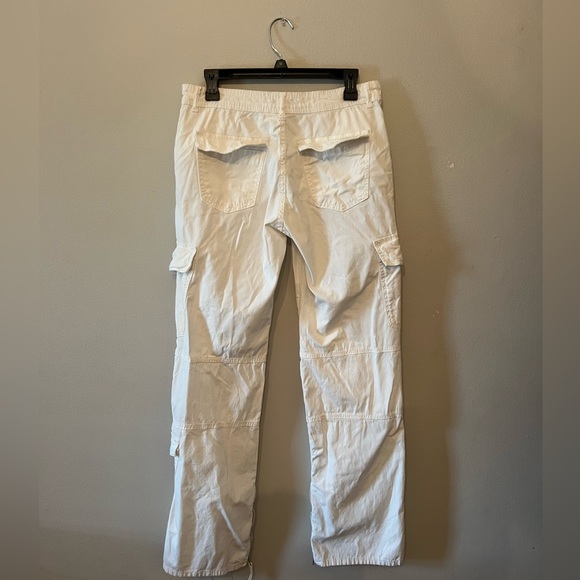Zara | Pants & Jumpsuits | Zara White Cargo Pants | Poshmark